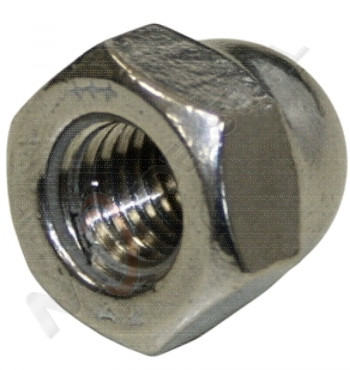 Edelstahl Hutmutter V2A, M10