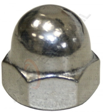 Edelstahl Hutmutter V2A, M8